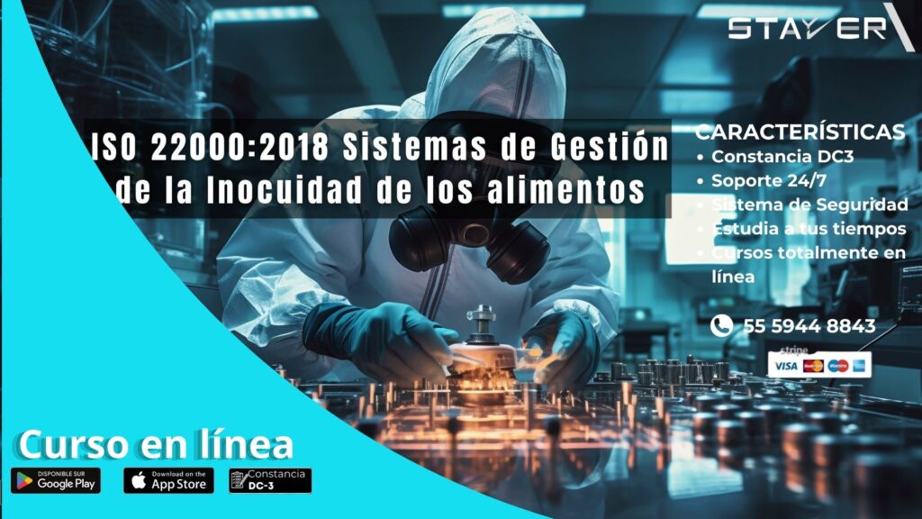 ISO 22000:2018 Sistemas de Gestion de la Inocuidad de los alimentos. - STAYVER