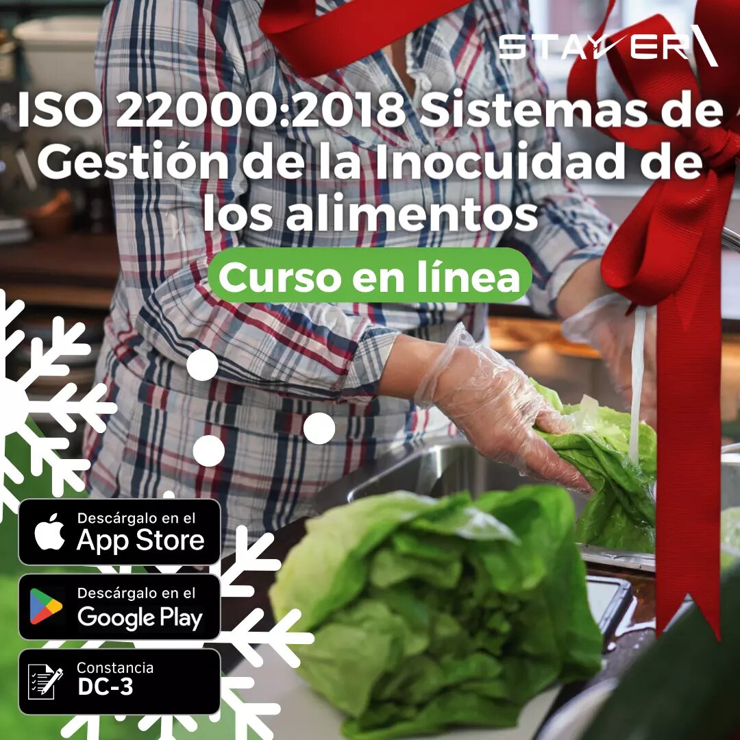 ISO 22000:2018 Sistemas de Gestión de la Inocuidad de los alimentos. - STAYVER